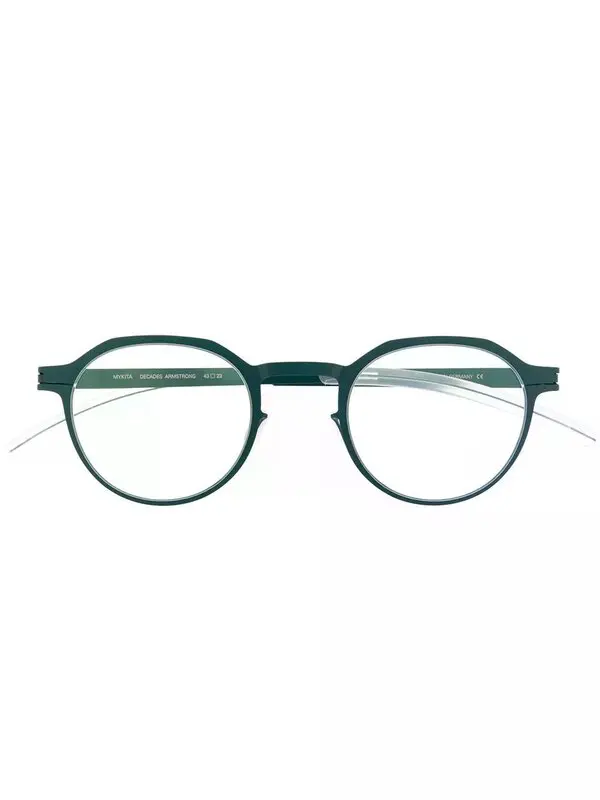 Mykita Armstrong Round-frame Glasses - Green