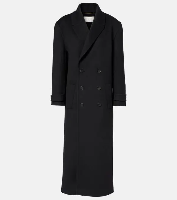 Saint Laurent Double-breasted Wool Coat