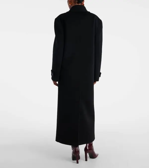 Saint Laurent Double-breasted Wool Coat