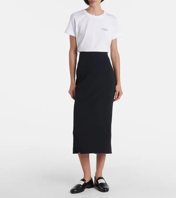 Givenchy Cady Crêpe Pencil Skirt