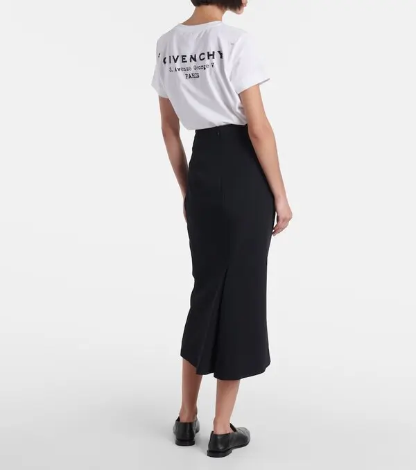 Givenchy Cady Crêpe Pencil Skirt