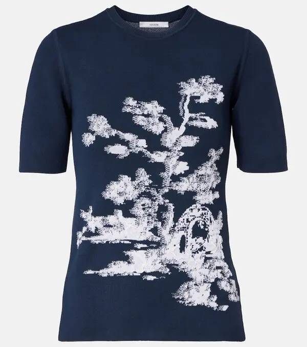 Erdem Jacquard Top - Blue