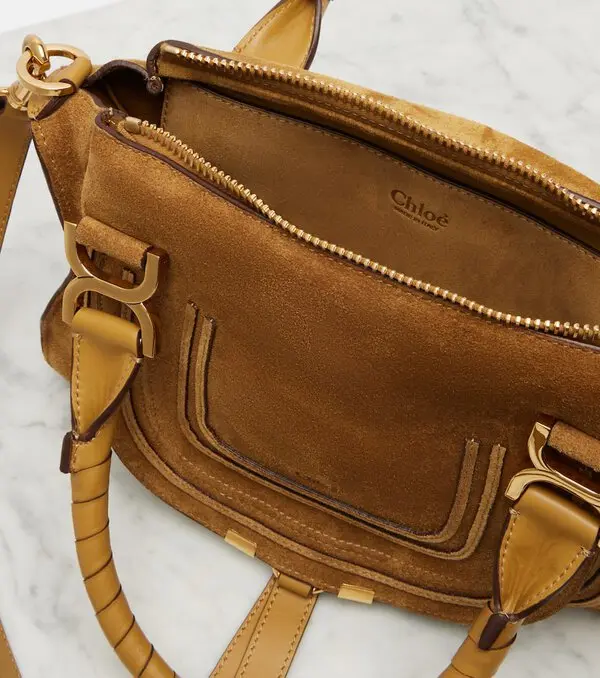 Chloé Marcie Small Suede Tote Bag