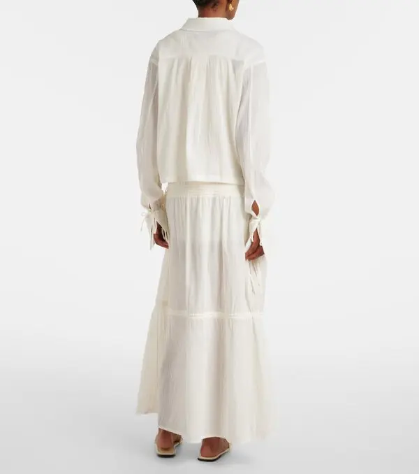 TOTEME Cropped Cotton Shirt