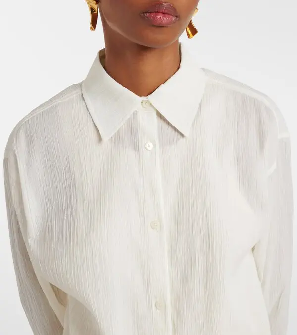 TOTEME Cropped Cotton Shirt