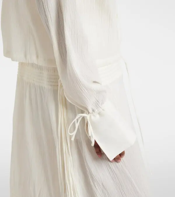 TOTEME Cropped Cotton Shirt