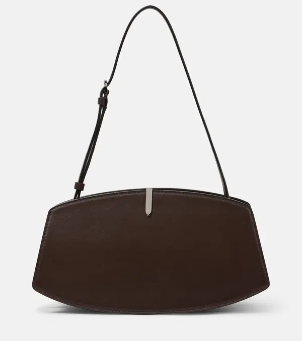 Savette Florence Small Leather Shoulder Bag - Brown