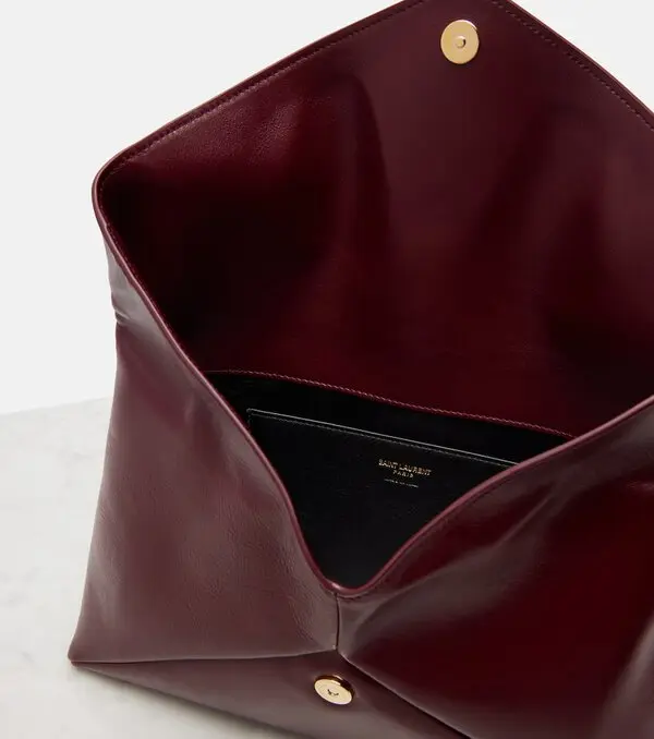 Saint Laurent Cassandre Leather Pouch