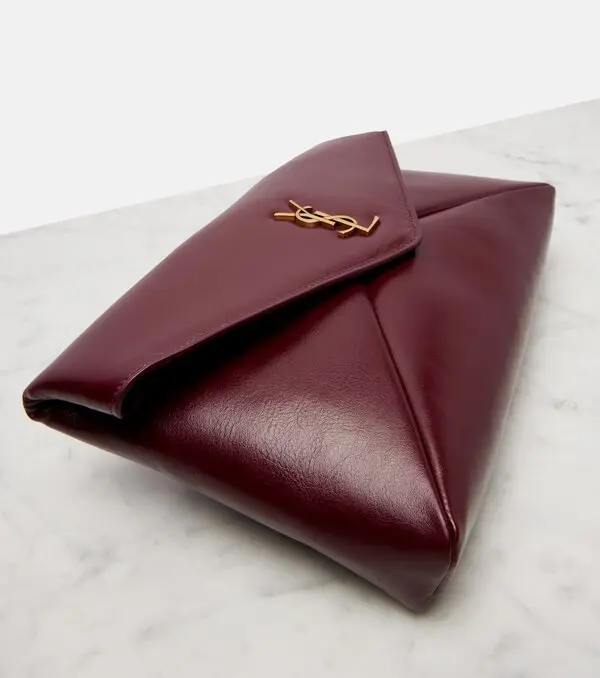 Saint Laurent Cassandre Leather Pouch