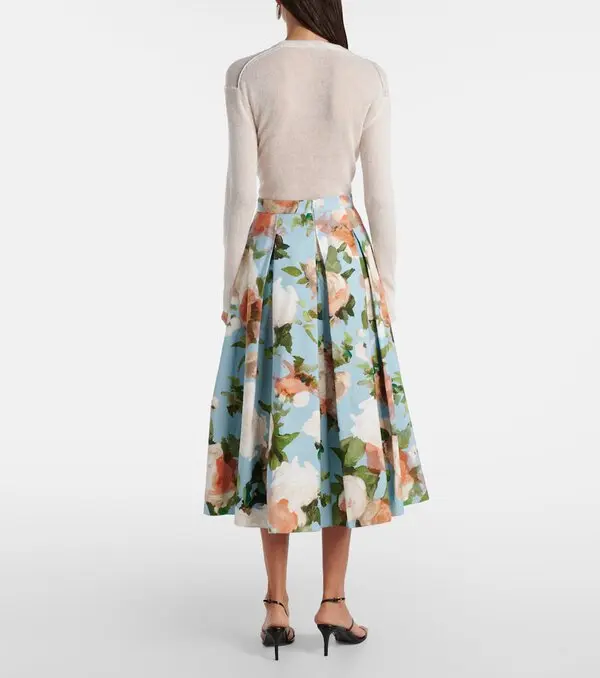 Erdem Embroidered Alpaca And Wool-blend Sweater