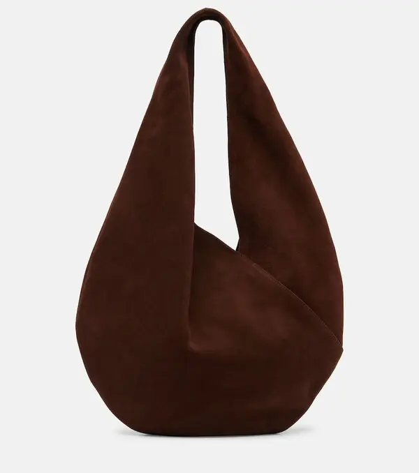 AESTHER EKME Ora Medium Suede Shoulder Bag - Brown