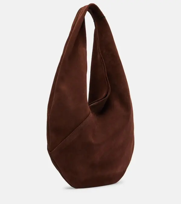 AESTHER EKME Ora Medium Suede Shoulder Bag - Brown