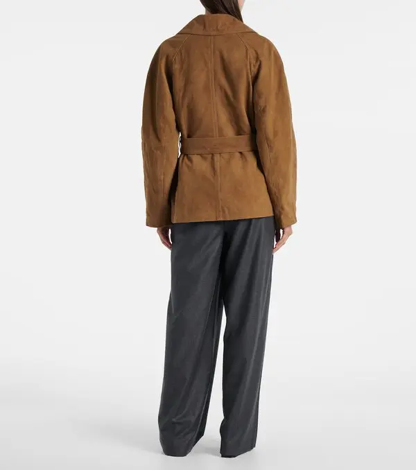 RÓHE Belted Suede Jacket