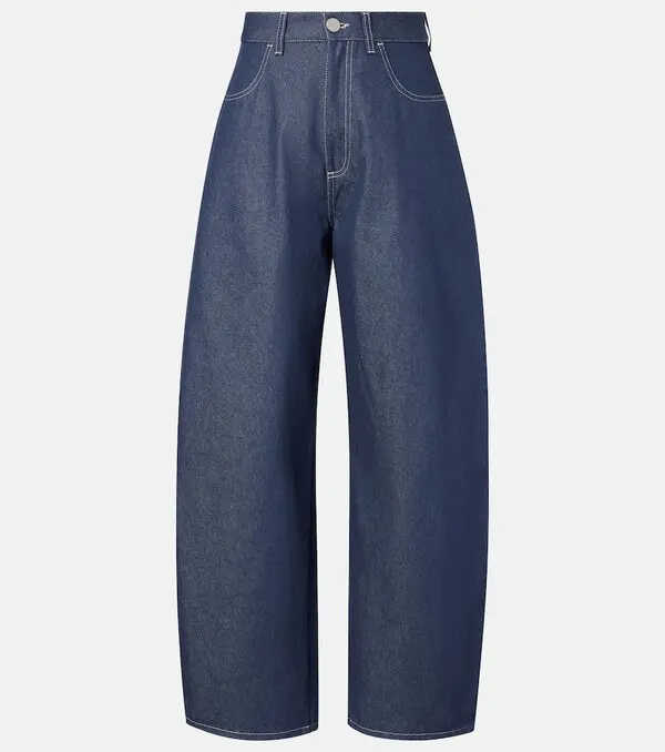 RÓHE High-rise Barrel-leg Jeans