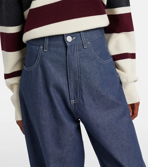 RÓHE High-rise Barrel-leg Jeans