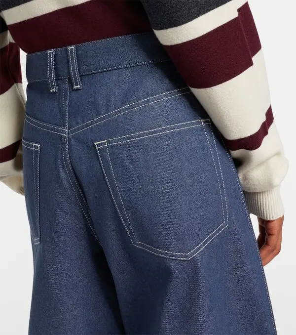 RÓHE High-rise Barrel-leg Jeans