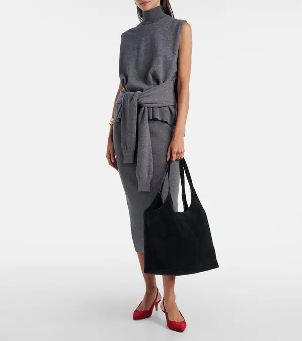 AESTHER EKME Cabas Suede Tote Bag