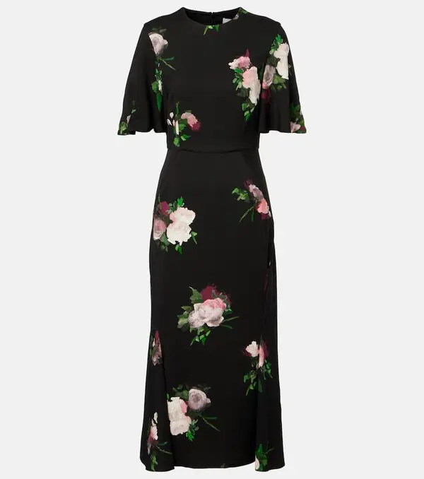 Erdem Floral Midi Dress