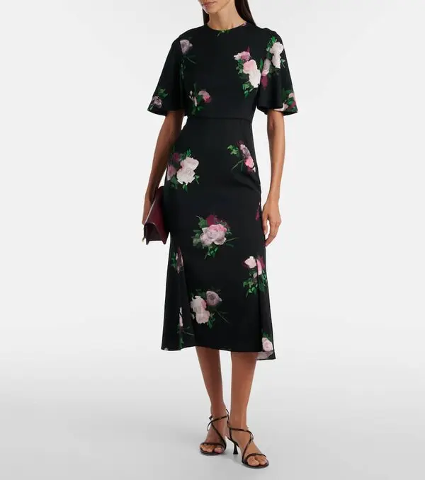 Erdem Floral Midi Dress