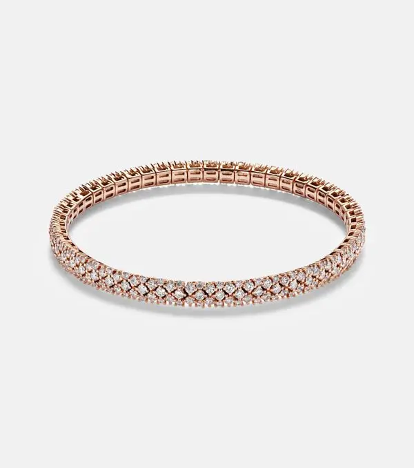 Shay Jewelry 18kt Rose Bracelet With Diamonds - Gold