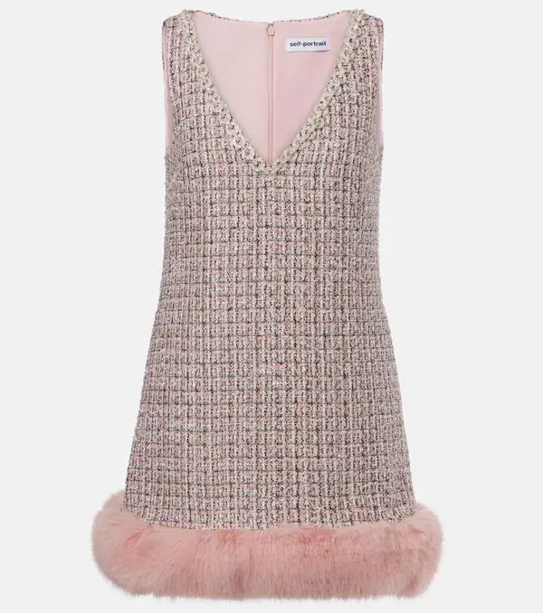 SELF-PORTRAIT Sequined Minidress