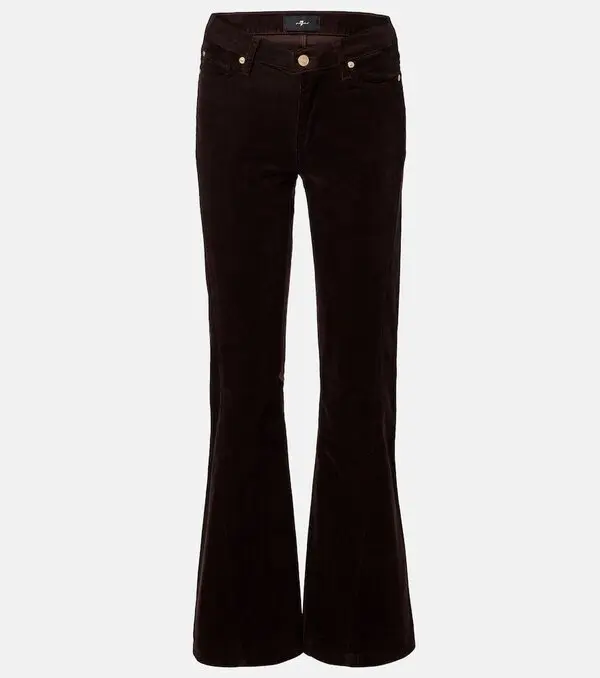 7 For All Mankind Twisted Dojo Tailorless Corduroy Flared Pants