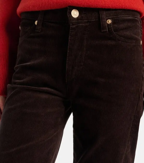 7 For All Mankind Twisted Dojo Tailorless Corduroy Flared Pants
