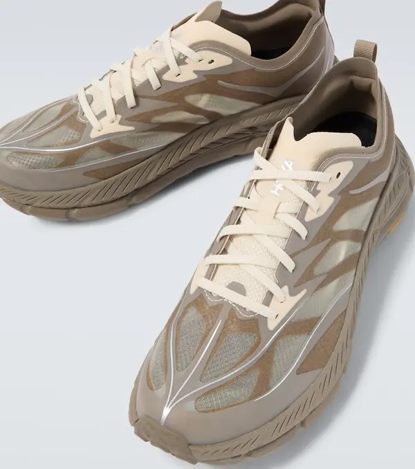Hoka One One Mafate Speed 4 Lite Trail Running Shoes - Beige
