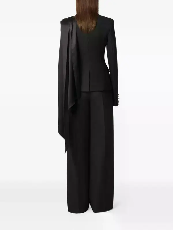 Nina Ricci Draped-scarf Blazer