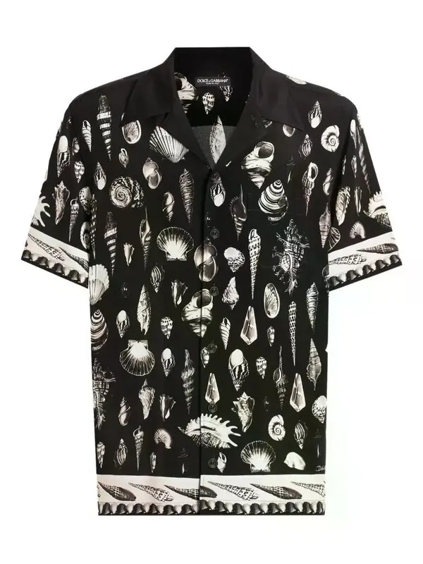 Dolce & Gabbana Hawaii Seashell-print Shirt