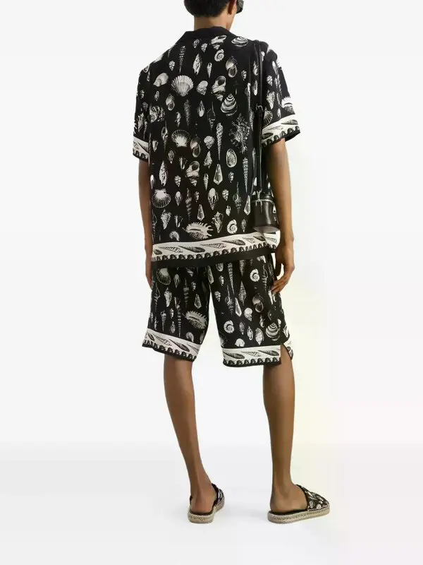 Dolce & Gabbana Hawaii Seashell-print Shirt