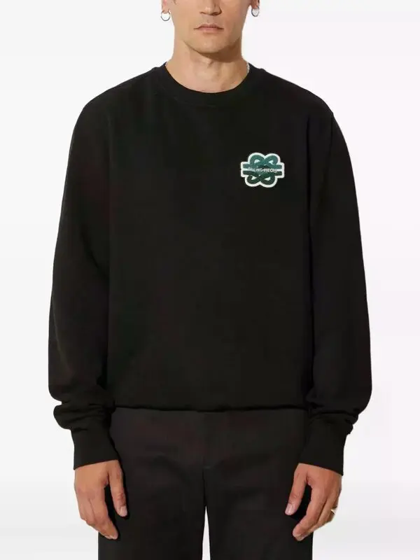 Filling Pieces Embroidered Logo Sweatshirt