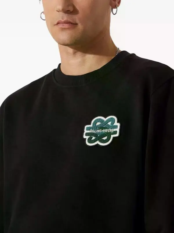 Filling Pieces Embroidered Logo Sweatshirt