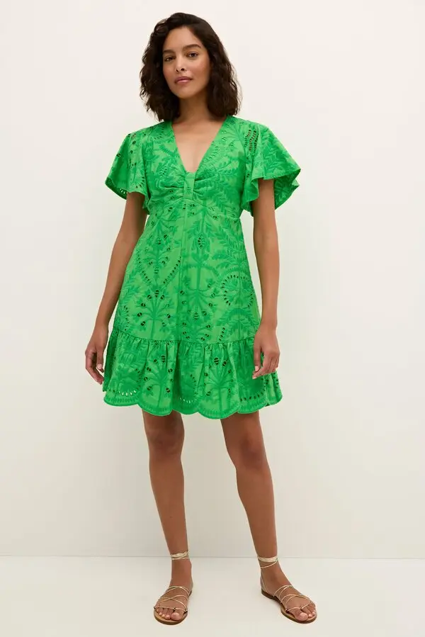 MARIE OLIVER Carmina Mini Dress - Emerald