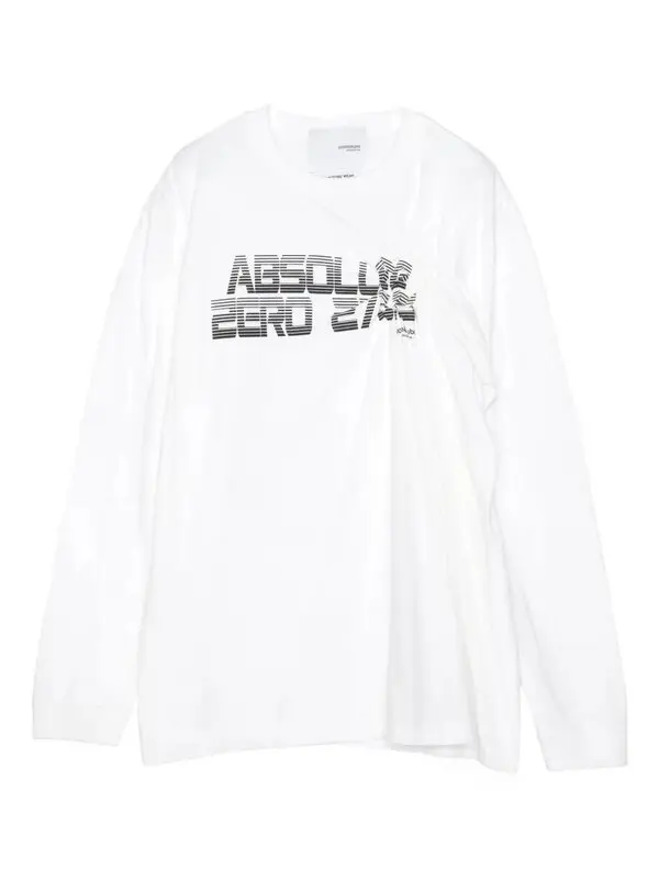 YOSHIOKUBO Slogan-print T-shirt