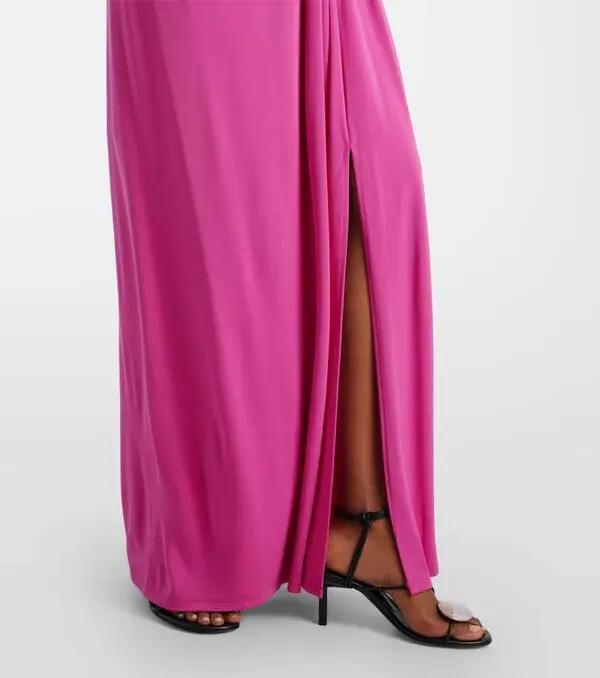 Simkhai Emma Gathered Jersey Bustier Dress