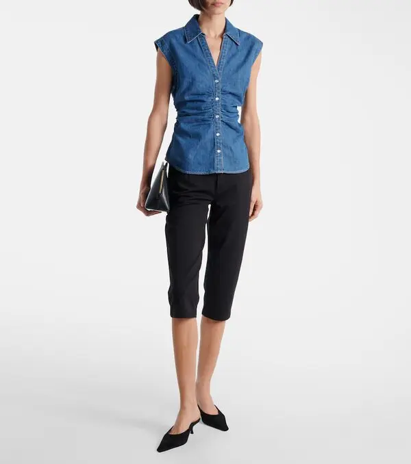 Veronica Beard Sera Denim Shirt