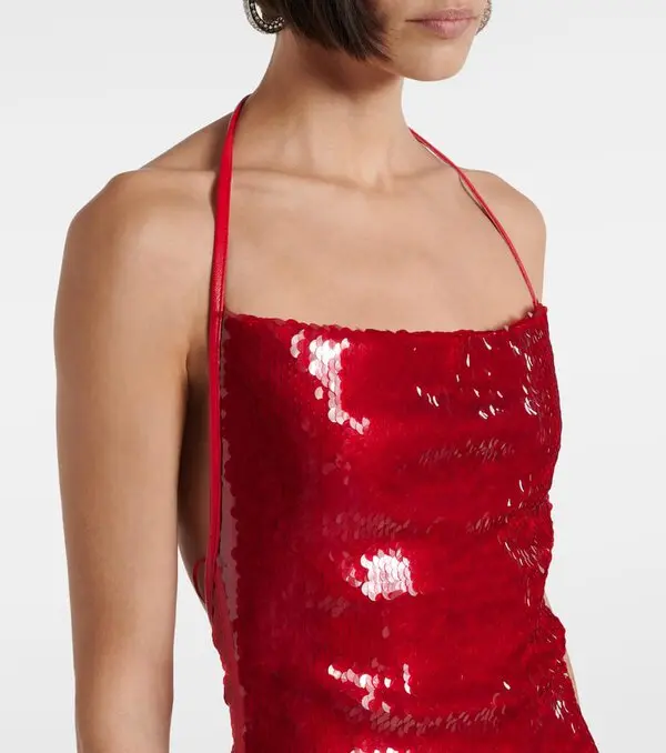 David Koma Sequined Minidress