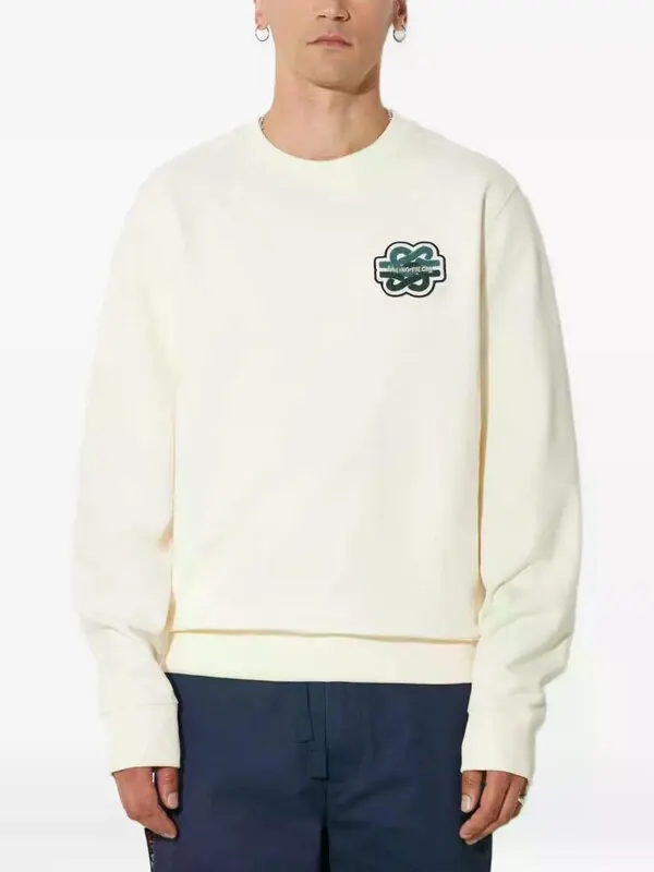 Filling Pieces Embroidered Patch Crew-neck Sweatshirt