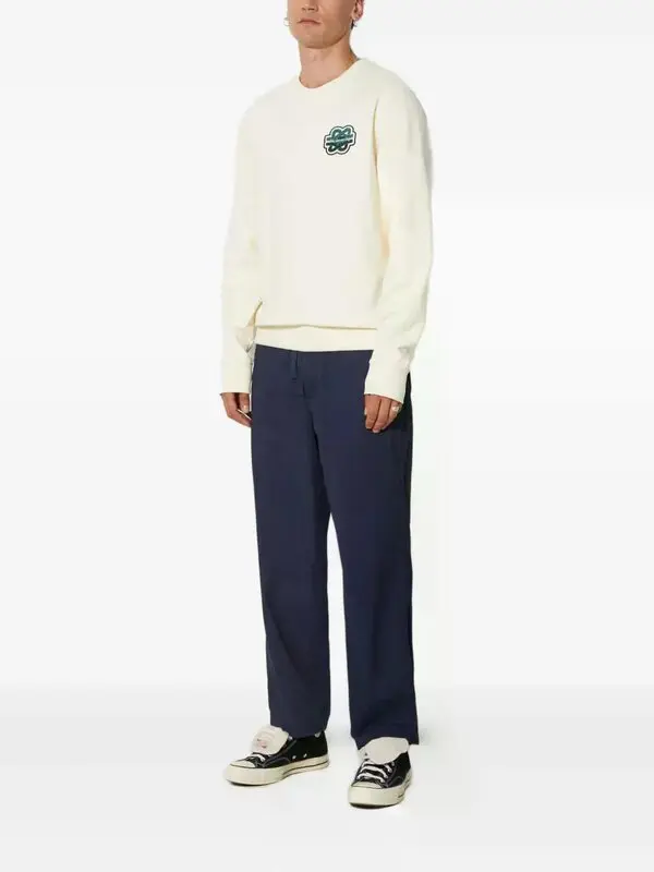 Filling Pieces Embroidered Patch Crew-neck Sweatshirt