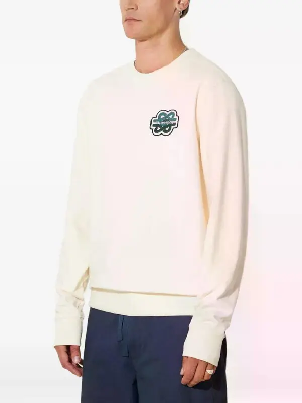 Filling Pieces Embroidered Patch Crew-neck Sweatshirt
