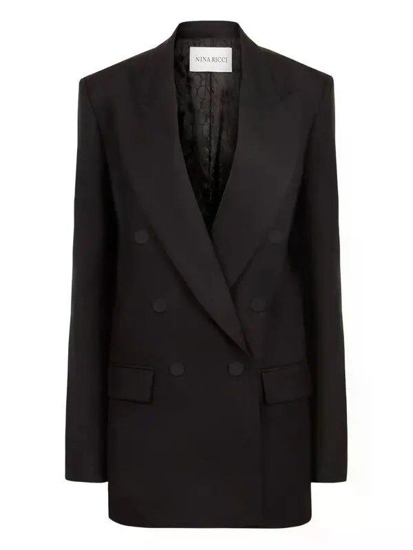 Nina Ricci Double-breasted Wool Blazer