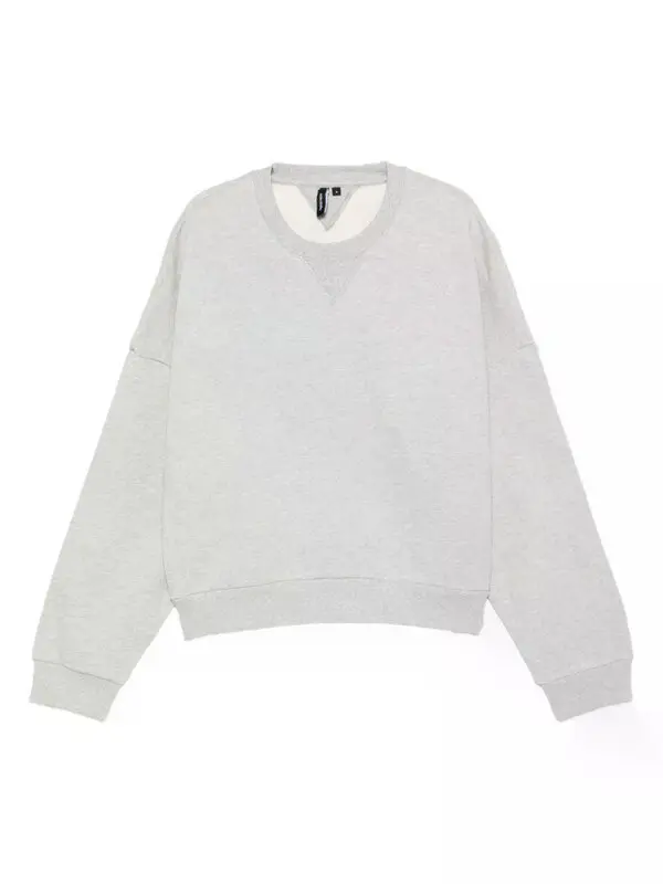 ENTIRE STUDIOS Crew Neck Cotton Sweatshirt - Grey