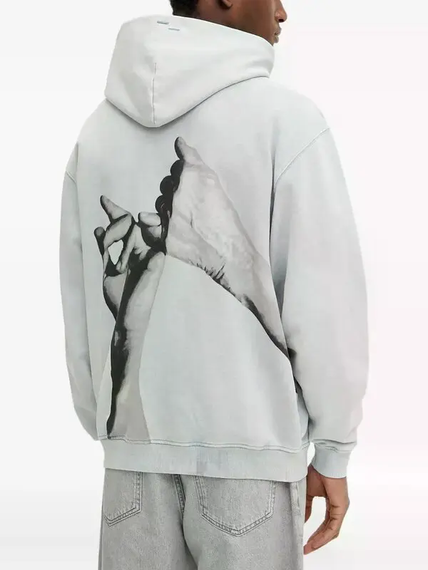 Filling Pieces Embroidered-logo Hoodie
