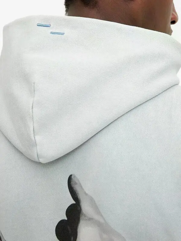Filling Pieces Embroidered-logo Hoodie