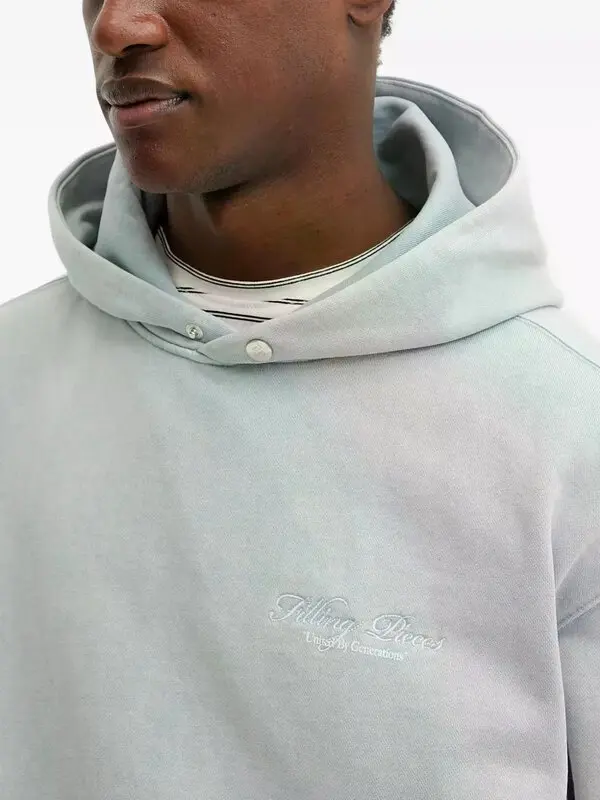 Filling Pieces Embroidered-logo Hoodie