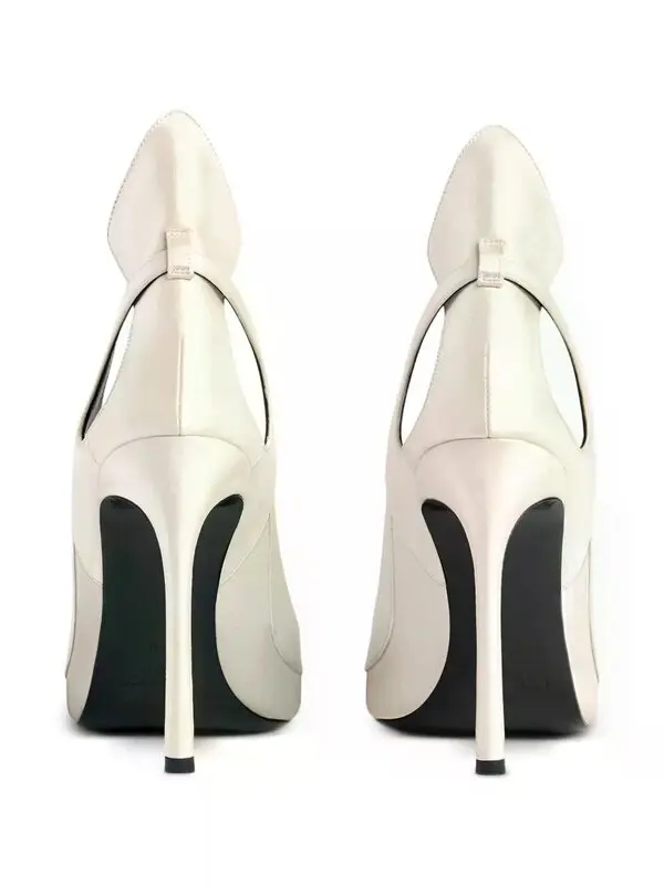 Nina Ricci Satin Cut-out Pumps