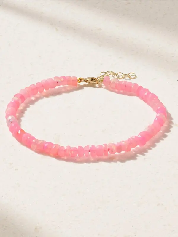 Jia Jia Soleil Gold Opal Bracelet - Pink