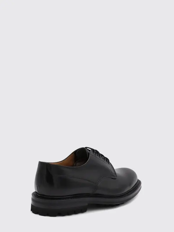 Church's Neil Derby Shoes In Smooth Calfskin With Notched Rubber Sole