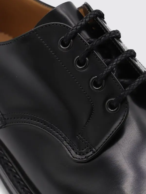 Church's Neil Derby Shoes In Smooth Calfskin With Notched Rubber Sole